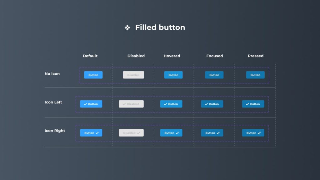 Filled Button – Master UI