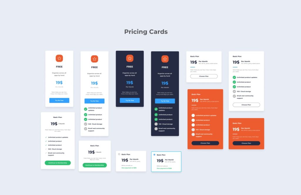 Pricing Card – Master UI